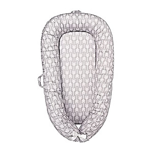 Baby Lounger Crib Bionic Bed Bed in Crib Pure Cotton Baby Nest Bed Foldable Safety and Convenient for 0-24 Months (Arrow)