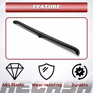 HECASA Black Dash Cover Dashpad Cover Compatible with 1973-1979 Ford F100 F150 F250 F350 Bronco Replacement Dash Pad