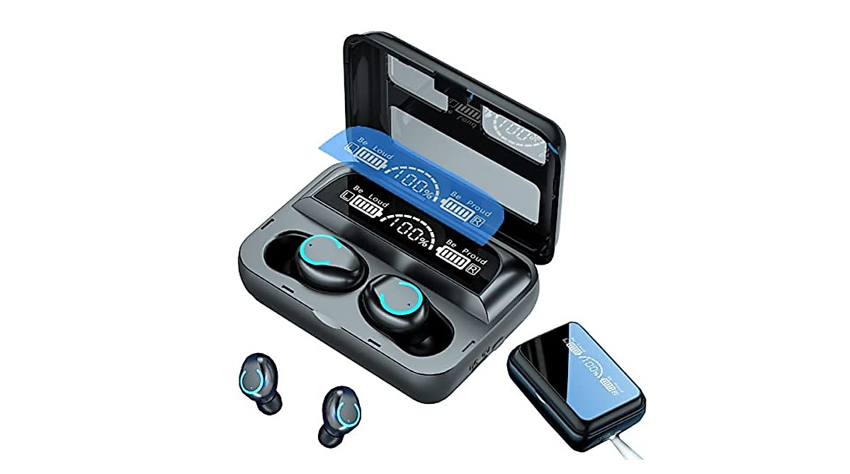 Fenpos Bluetooth 5.1 Wireless Earbuds - Hi-Fi Sound & Deep Bass