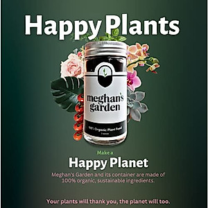 Chemical-Free Organic Indoor Plant Food + Fertilizer | Concentrated Blend, Best for Houseplants Like Succulent, Herb & Fiddle Leaf | Makes 13 Gallons