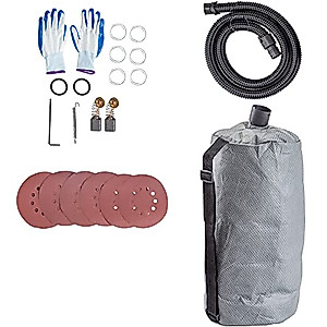 Mophorn Drywall Sander 850W Electric, Electric Sander Variable Speed 800-1750RPM, Drywall Sander Foldable Sheetrock Sander, with Telescope Handle, Vacuum Bag Drywall Sanders 6 Sand Pads