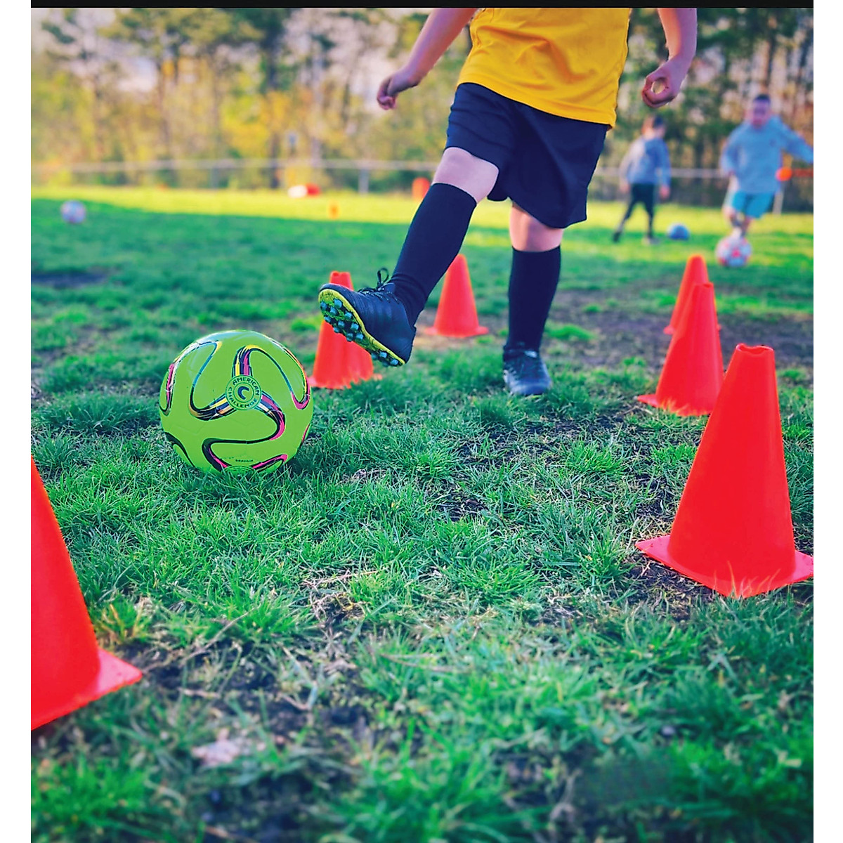 American Challenge Brasilia Soccer Ball (Lime, 4)