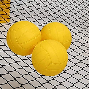 Viminston Spike Replacement Pro Balls 3-Pack Competitive Balls Set with Pump Mini Volleyball