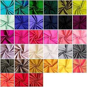 Fabric Mart Direct Silk Fabric, Turquoise Green Silk Fabric, Fabric 100 Silk Indian Silk Fabrics by The Yard, 1 Yard Silk Fabric by Yard, 41 inch Width 100% Pure Silk Fabric by Yard Curtain