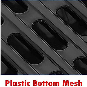 52-inch Deluxe and Spacious 5-Level Indoor Outdoor Ferret Chinchilla Guinea Pig Cage Rabbit Hutch Paw Safe Solid Platform Ramp Mesh Floor Leakproof Tray Large Access Doors (Black, 52-inch, 5-Level)