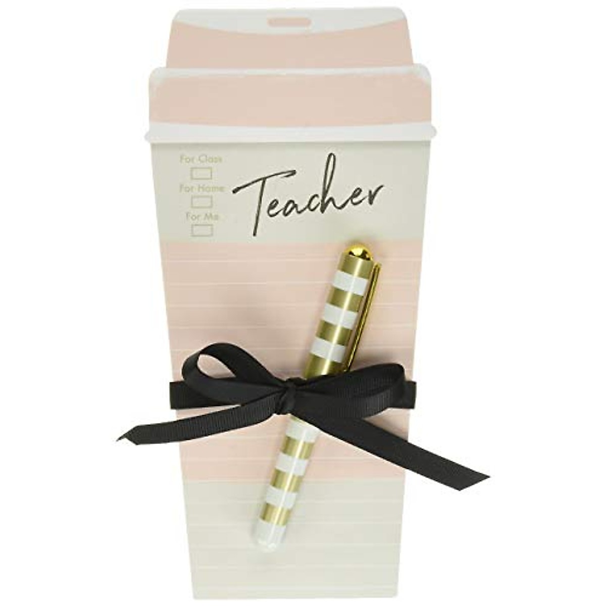 Lady Jayne Teacher Coffee Cup Notepad with Pen (11896)