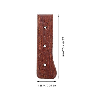 Knife Handles Kitchen Knife Wood Handle Replacement: Japanese Knife Repair Handle Wooden Cutter Hand Grip for Sashimi Knife Chef Cutter Accessories Light Brown Handle