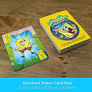 AQUARIUS SpongeBob Playing Cards - SpongeBob SquarePants Themed Deck of Cards for Your Favorite Card Games - Officially Licensed SpongeBob Merchandise & Collectibles