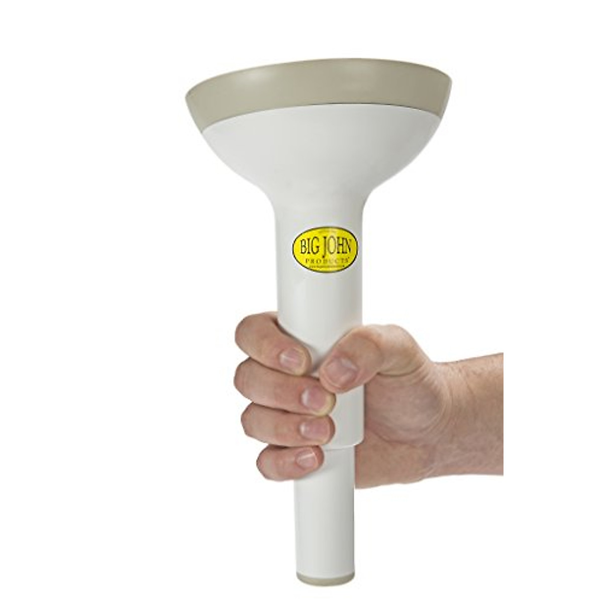 Big John Toilet Seat 612011919 Wall Hung Toilet Support, White