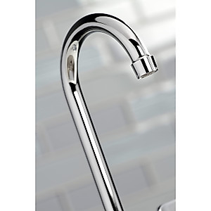 Kingston Brass KB8491EFL Centurion Bar Faucet, Polished Chrome, 4-3/4" spout reach