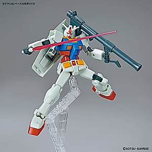 Bandai Hobby - Mobile Suit Gundam - 1/144 RX-78-2 Gundam (Full Weapons Set), Bandai Spirits Entry Grade Model Kit