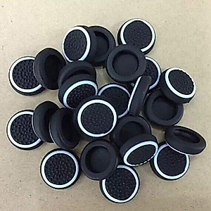 shlutesoy 4Pcs Replacement Silicone Thumb Grip Stick Cap Covers,Controller Thumb Silicone Stick Grip Cap Cover for PS3 PS4 Xbox ONE Red