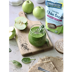 Carrington Farms Organic Chia Seeds, Gluten Free, USDA Organic, 14 Ounce