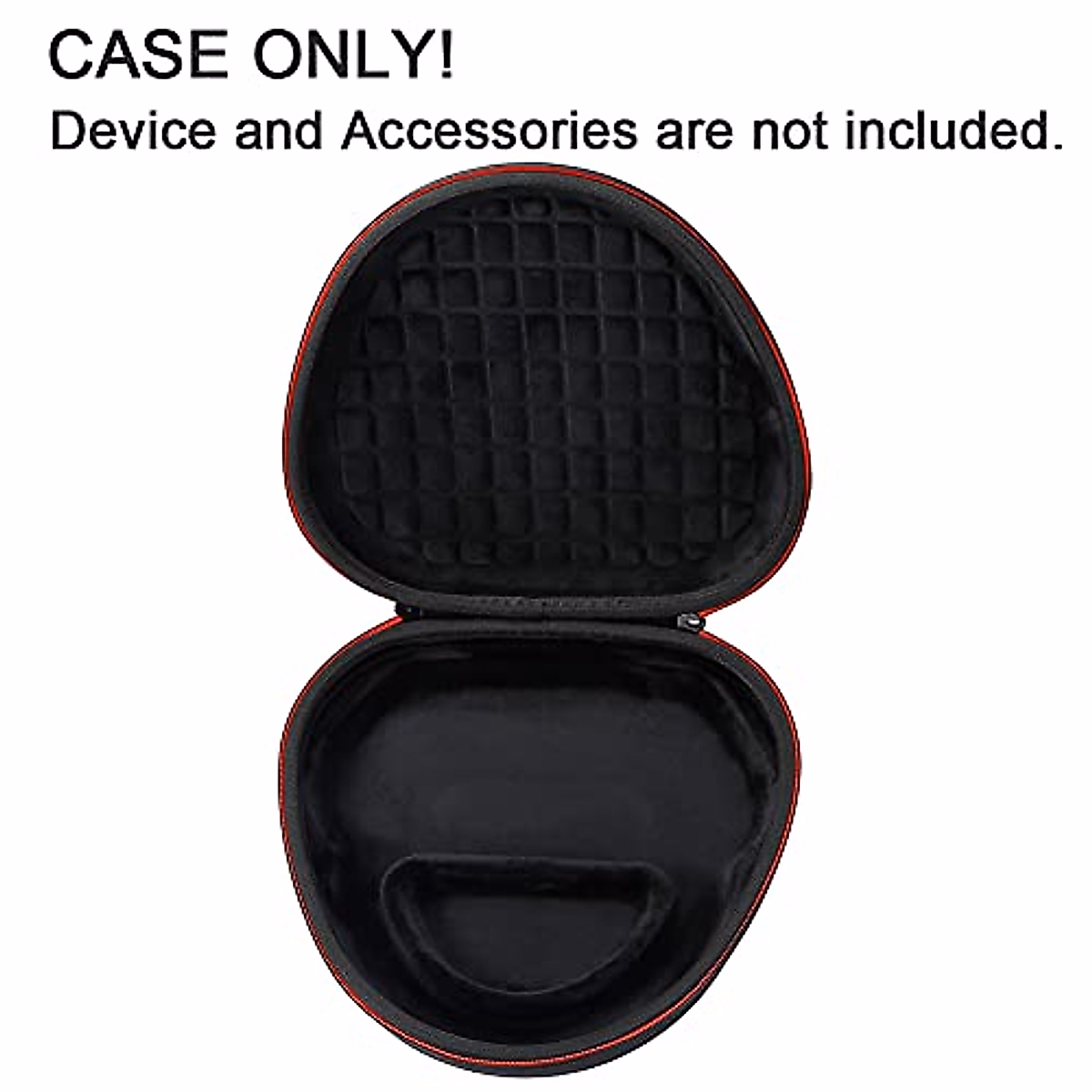 Hard Travel Carrying Case for Apple AirPods Max Headphone and It's Accessories, Protective Storage Bag - Black(Black Lining)