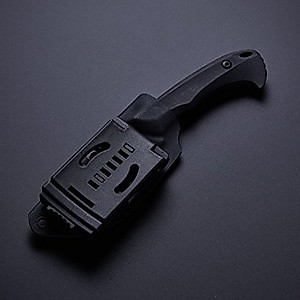 BucknBear Custom Handmade D2 Tool Steel Fixed Blade Tactical hunting Knife with Kydex Sheath and belt Clip (G10 Handle)