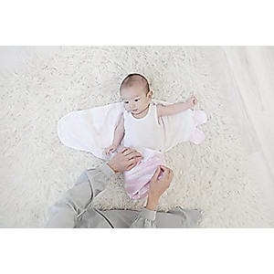 BaeBae Goods Swaddle Blanket, Adjustable Infant Baby Swaddling Wrap Set of 4, Baby Swaddling Wrap Blankets for Boys and Girls Made in Soft Cotton (0-3 Months)