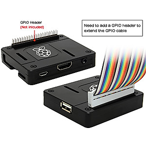 Geekworm Aluminum Case for Raspberry Pi 3A+, CNC Ultra-Thin Aluminum Alloy Metal Heatsink Case Compatible with Raspberry Pi 3 Model A+(Plus)/Raspberry Pi Model A+