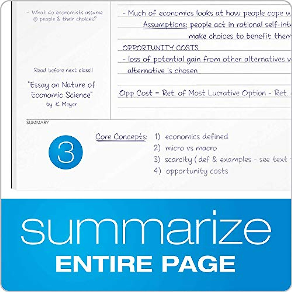 Oxford FocusNotes Composition Book, 7-1/2" x 9-3/4", 80 Sheets, Blue (90224)