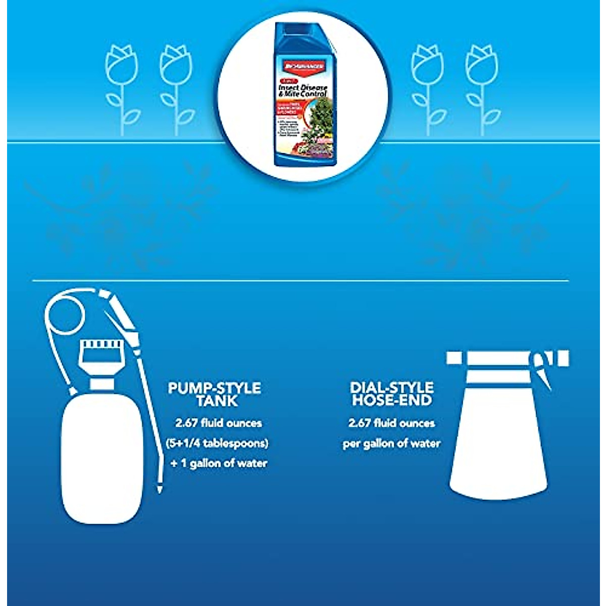 BioAdvanced 3-In-1 Insect, Disease and Mite Control, Concentrate, 32 oz