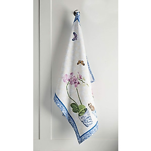 Maison d' Hermine Canton Bundle Set 100% Cotton Apron (27.50 Inch by 31.50 Inch) Set of 3 Kitchen Towels (20 Inch by 27.5 Inch) and Oven Mitt (7.5 Inch by 13 Inch)/Pot Holder (8 Inch by 8 Inch)