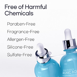 MIZON Hyaluronic 100 Korean Ampoule For Deep Hydration Dry Skin Firming Skin (1.01 fl oz)