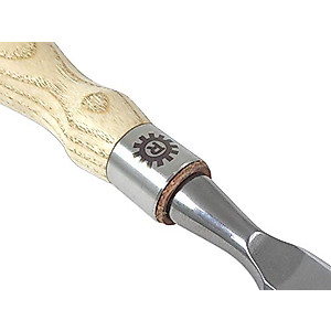 Narex Richter Extra Bevel Edge Chisel with Cryogenic Treated Cr-V Steel Hardened to HRc 62 Ergonomic Ash Handles Stainless Steel Ferrule (1/8 inch)