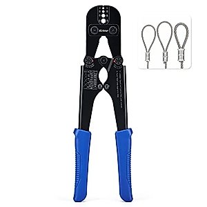 iCrimp Wire Rope Crimping Tool for Aluminum Oval Sleeves,Double Sleeves,Crimping Loop sleeve from 3/64-inch to 1/8-inch -15 inch Length