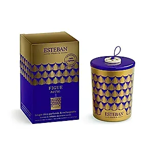 Esteban Scented Refillable Candle - Black Fig
