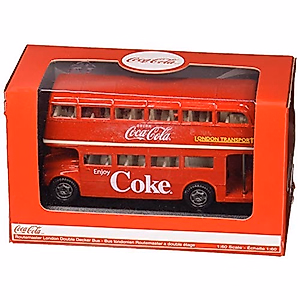 Coca-Cola 1/64 Routemaster London Double Decker Bus