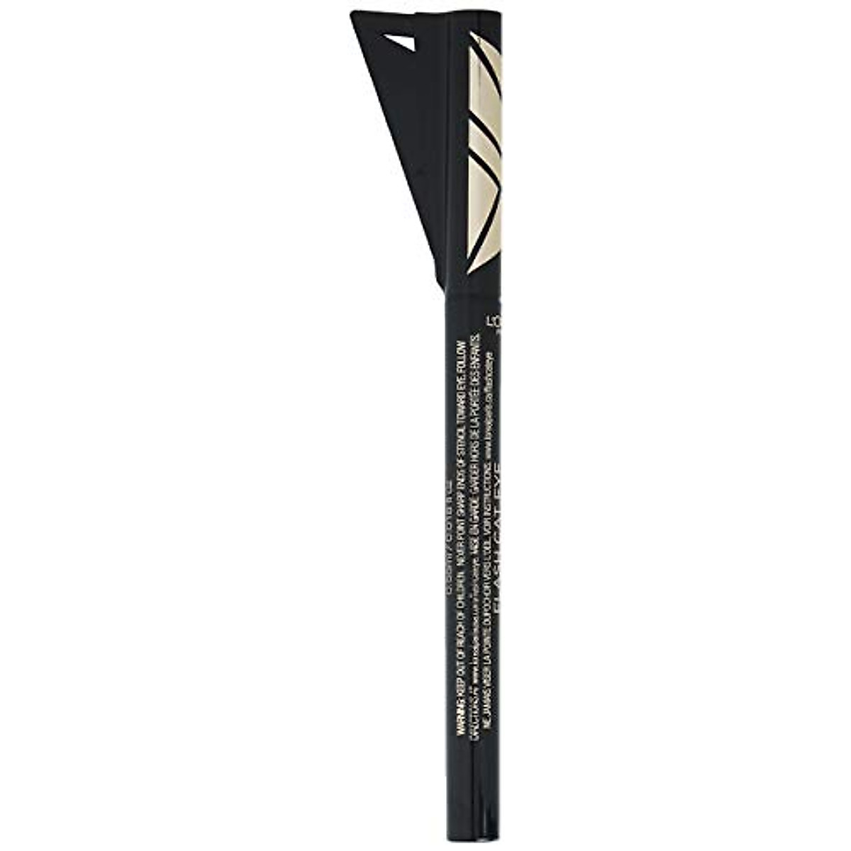 L'Oreal Paris Makeup Infallible Flash Cat Eye Waterproof Liquid Eyeliner, Black, 0.44 oz.