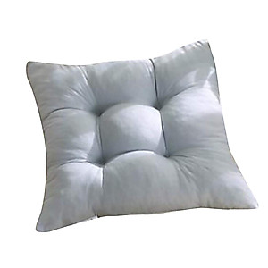 Backbayia 2 Pieces Square Seat Cushions Pillow Chair Pads for Car, Home, Office