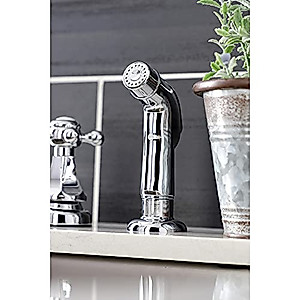 Kingston Brass KB4721BXSP Metropolitan 8" Centerset Kitchen Faucet, Polished Chrome