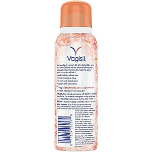 Vagisil Scentsitive Scents Feminine Dry Wash Deodorant Spray for Women, Gynecologist Tested, Paraben Free, Peach Blossom, 2.6 Ounce (Pack of 1)