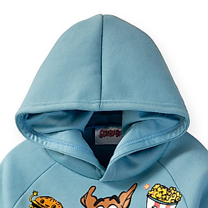 Scooby-Doo Little Boys Fleece Jogger Pullover Hoodie & Pants Set Blue/Grey 7-8