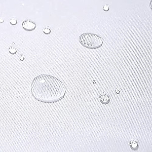 Seasonwood Black and White Shower Curtain with Tassels,Farmhouse Fabric for Bathroom,Heavy Weighted, 72 x 72