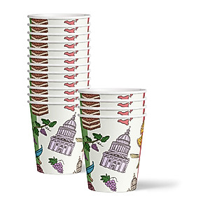 Italy Birthday Party Italian Supplies Set Plates Napkins Cups Tableware Kit for 16