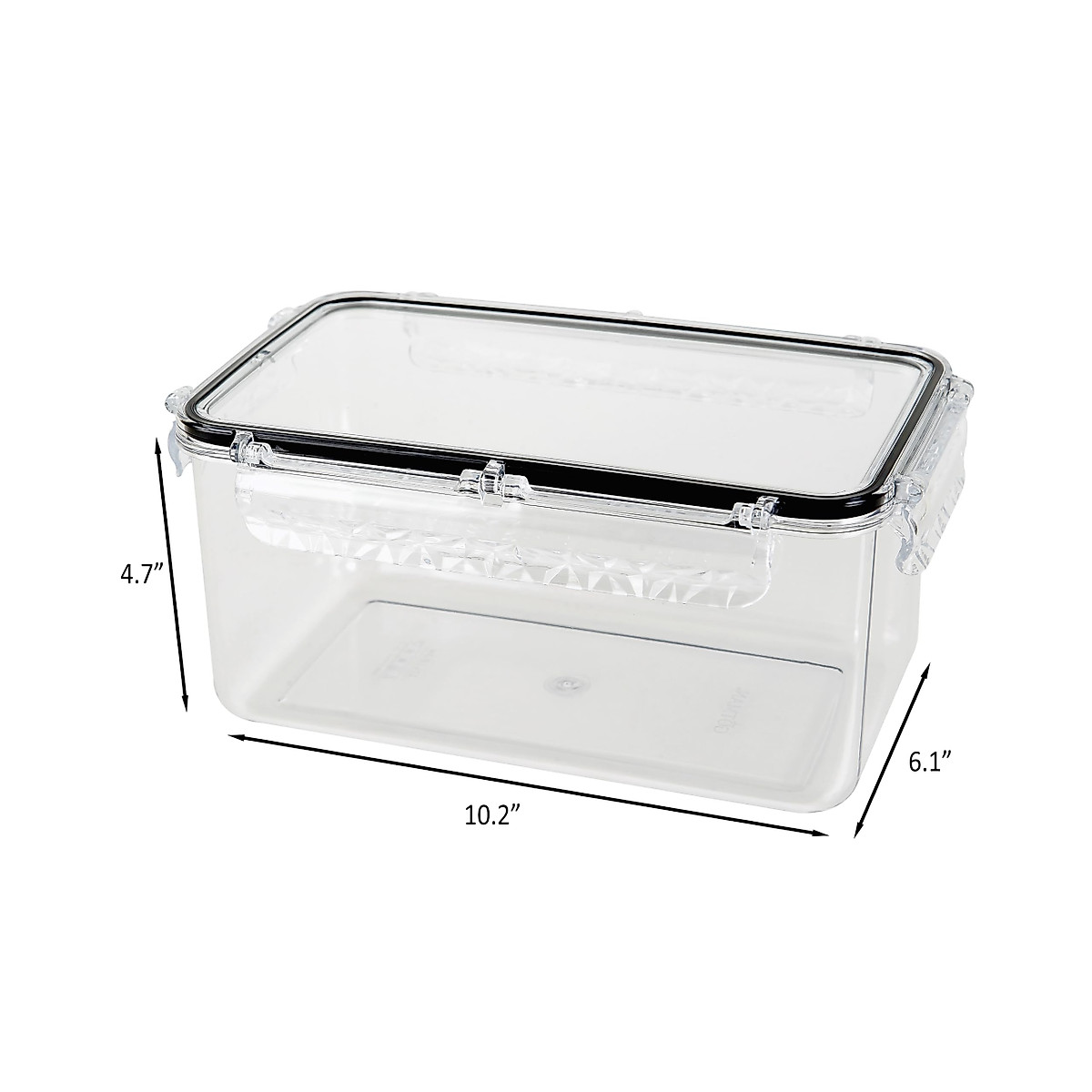 gotman Airtight Food Storage Container With Lid (91.3oz) BPA-Free | Meal Prep | Microwave, Freezer and Dishwasher Safe | Leak-Proof | Kitchen Fridge Organizer Boxes | Fresher Food