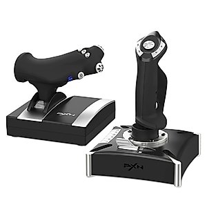 PXN-2119Pro Flight simulator controls Flight Stick with Vibration for PS4/xbox one/xbox Series X/S PC Windows 7/8/10/11（Not Support Mac Systems PS3/ PS5/xp/vista）Original handle guide