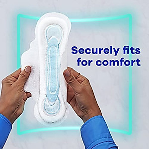 Always Maxi Feminine Pads For Women, Size 4 Overnight Absorbency, Multipack, With Wings, Unscented, 48 Count x 3 Packs (144 Count total)