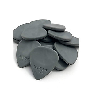 Wedgie WRPP31M Rubber Guitar Picks 3.1mm Medium, 3 Pack