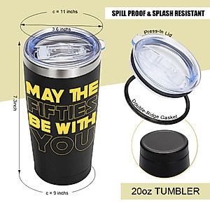 Infankey 50th Birthday Gifts For Her, Him, 1974 50th Birthday Gifts For Men Women, Gifts For Her Him Turning 50, 50 Year Old Gifts For Men, Women, Parents, Grandparents, Coworker, Friend…