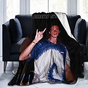 Drew Starkey Ultra-Soft Micro Fleece Throw Blanket Warm Comfortable Versatile Blanket for Sofa and Travel