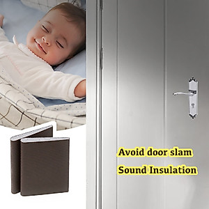 Door Corner Seal Exterior Door Frame Seal Wedge Draft Stopper with Adhesive 16 Pack, 16 Brown