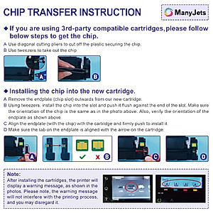 ManyJets 206A Compatible Toner Cartridge Replacement for HP 206A W2110A 206X W2110X Black Work with HP Laserjet Pro M283fdw M255dw M283cdw M282nw Printer (NO CHIP,Black,2-Pack)