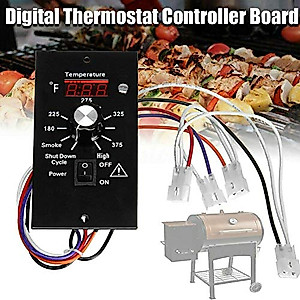 WOOPOWER Digital Thermostat Controller Board, Digital Thermostat Pellet Grill Control Board for All Traeger