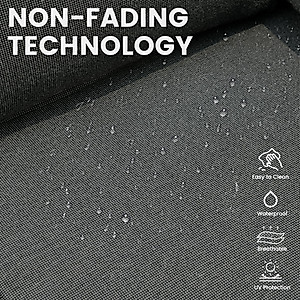 CAODOC 7-Piece Wicker Patio Furniture Set, Boho Outdoor Conversation Set Sectional Sofa with Water Resistant Beige Thick Cushions and Coffee Table