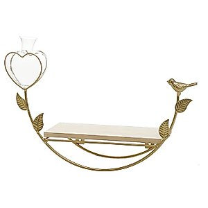 YANGZHI Floating Wall Shelf Decorative Shelf with Butterfly Figurine Non-Slip Shelving Creative Shelf Restaurant Decorations for Living Room,Bedroom,Kitchen and Bathroom