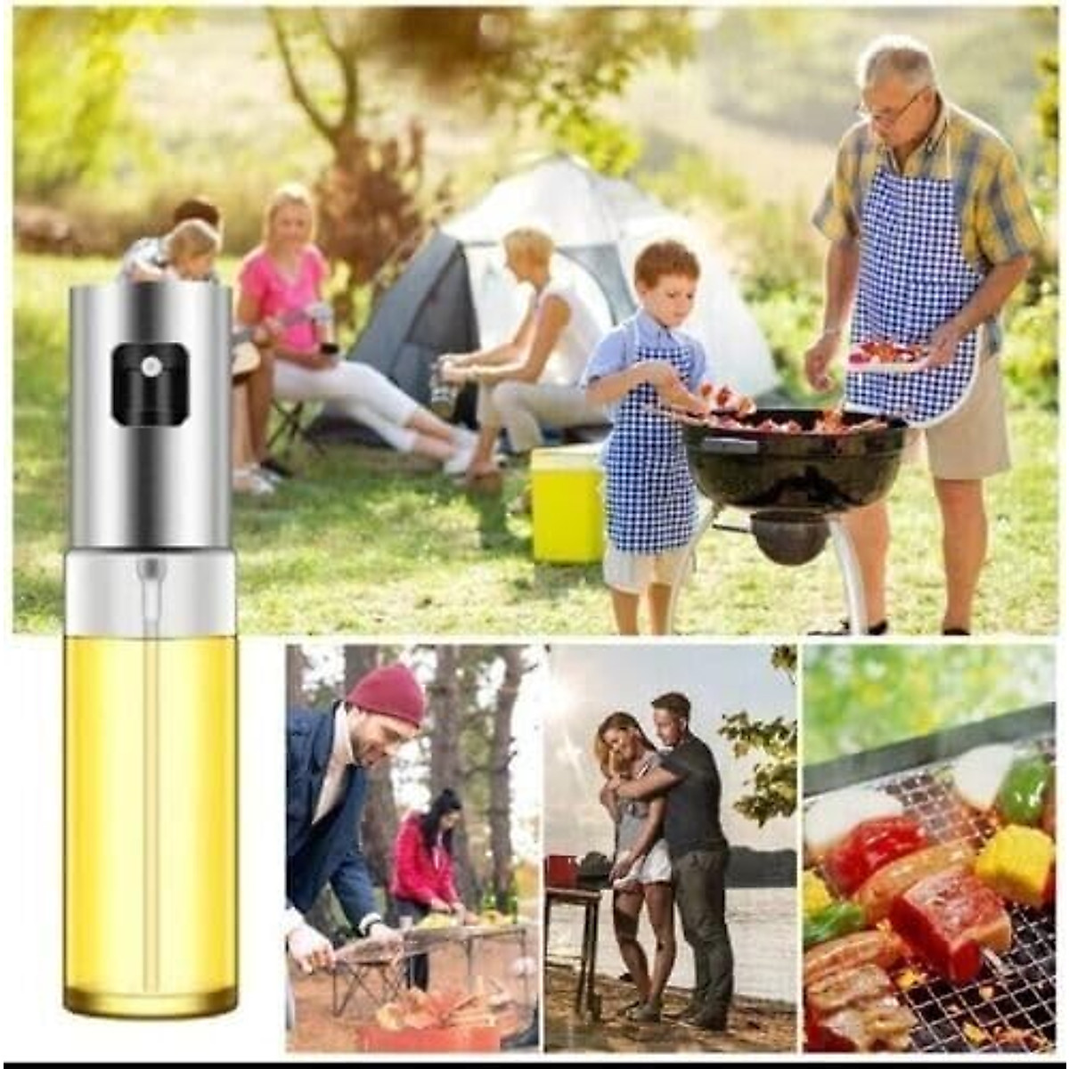 Egypticana home/commercial Oil Sprayer for Cooking, Olive Oil Sprayer Mister, Spray Bottle for Kitchen, 100ml Glass, Oil Vinegar Spritzer Sprayer Glass Bottles for Salad, cooking, roasting, BBQ