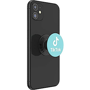 ​​​​PopSockets Phone Grip with Expanding Kickstand, TikTok PopGrip - Tik Tok Blue