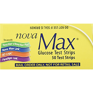 Nova Max Glucose Test Strips - 50 ct.